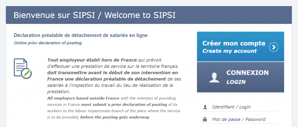 Francia aplicará una tasa de 40 euros a cada trabajador inscrito en SIPSI